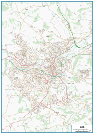 Bath Street map - Cosmographics Ltd